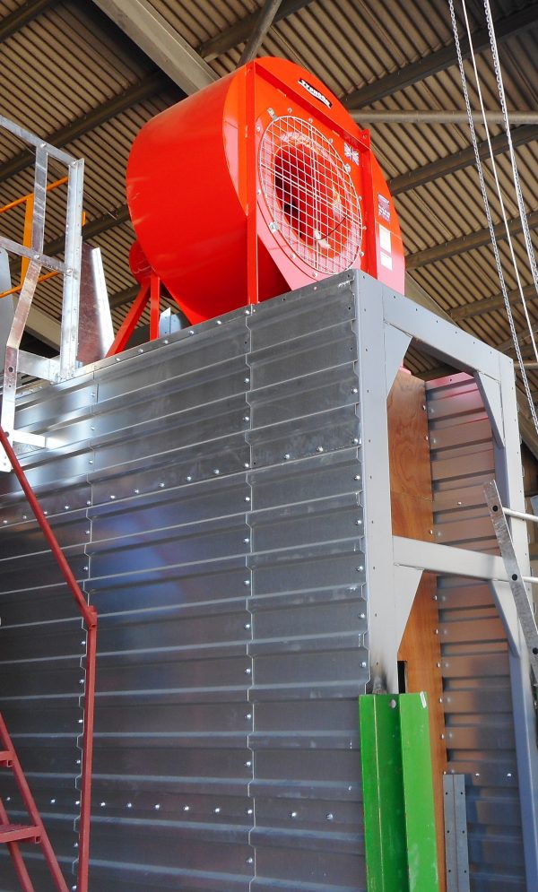 Typhoon Fans for grain drying storing cooling and ventilating